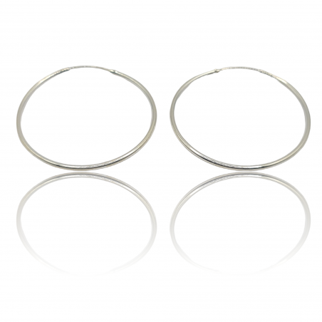 Cercei fara pietre argint - Madammi