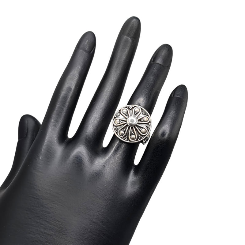 Inel din argint mandala - India - Madammi.ro